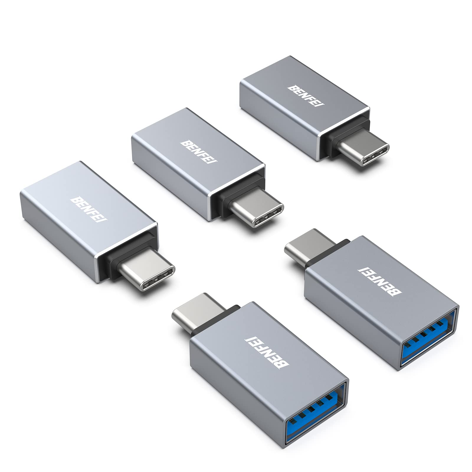 BENFEI 5er Set USB C auf USB 3.0 Adapter | MediaMarkt