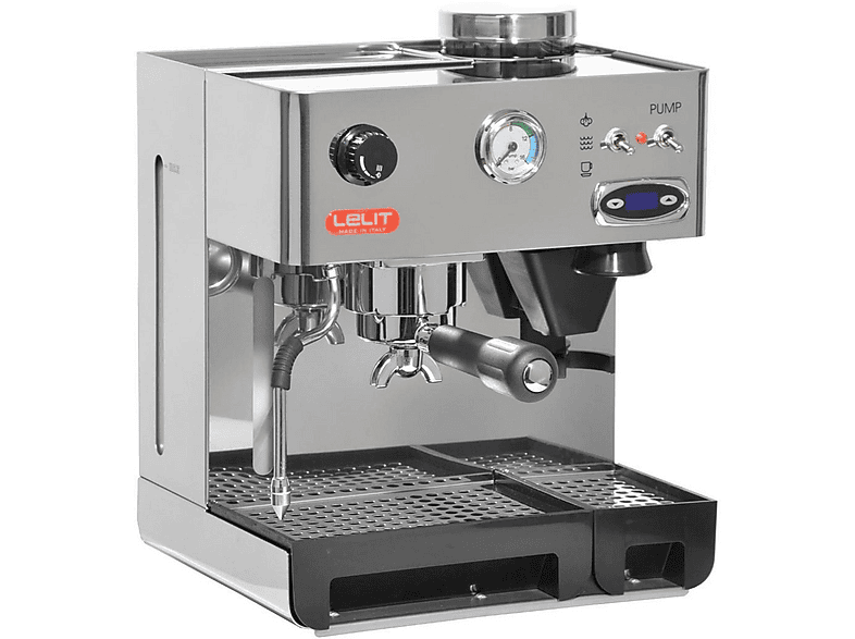 Cafetera express | LELIT PL042TEMD, 15 bar, 1,2 kW, 2 tazas, Inox ...