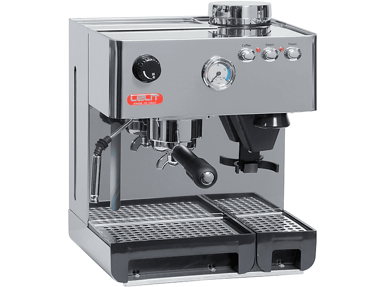 Cafetera express | LELIT PL42EM, 15 bar, 1,2 kW, 2 tazas, Inox | MediaMarkt