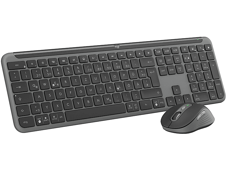 LOGITECH SLIM COMBO MK 950 BUSINESS GRAPHITE, Tastatur, schwarz ...