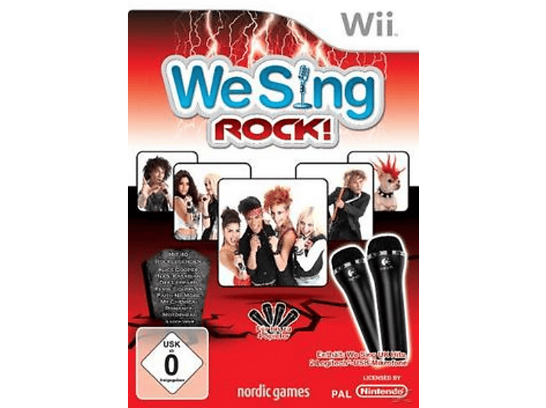 WII WE SING ROCK! (INKL. 2 MIKROFONEN) | [Nintendo Wii] | MediaMarkt