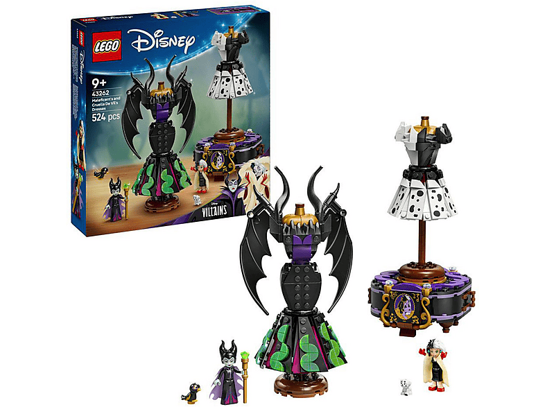 LEGO 43262 De jurken van Maleficent en Cruella De Vil LEGO-bouwset ...