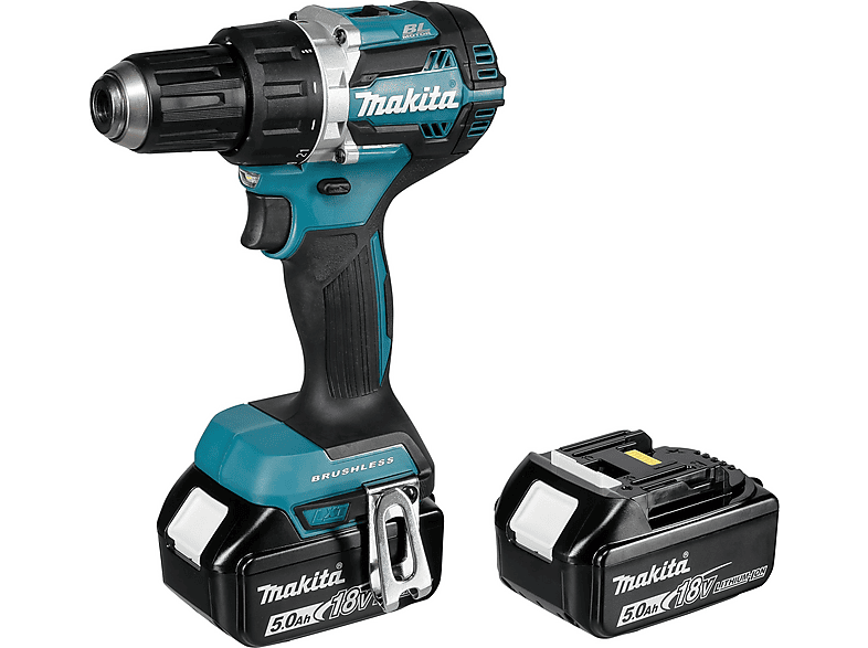 MAKITA DDF484RTJ AKKUSCHRAUBER Akkuschrauber, schwarz | MediaMarkt