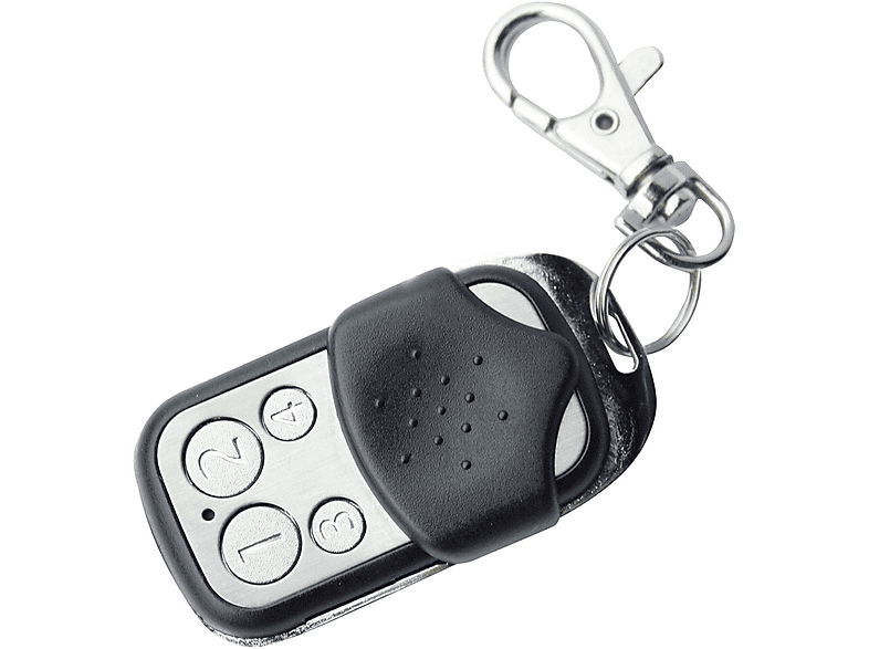 SCHWAIGER ZHF 01 MINI-FERNBEDIENUNG MIT 4 TASTEN Fernbedienung Silber ...