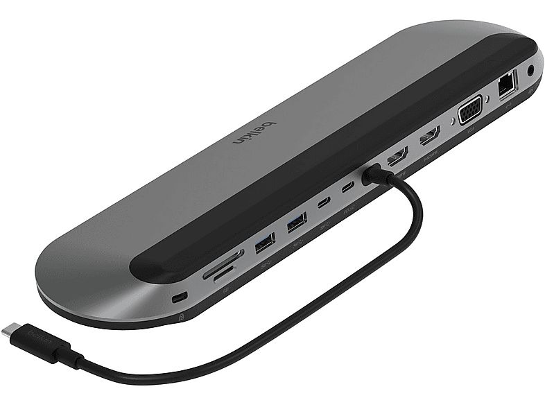 BELKIN INC014BTSGY USB-C 11-IN-1 PRO DOCK, USB-Dockingstation, grey ...