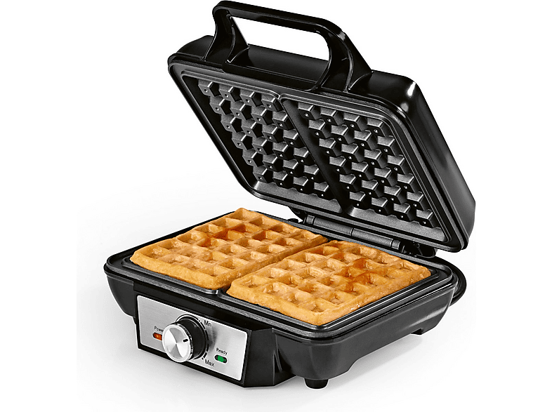 GOURMETMAXX 14880 Waffeleisen Schwarz, Silber | MediaMarkt