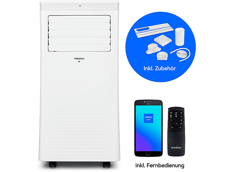 MEDION MD 37733 Klimaanlage weiß (Max. Raumgröße: 34 m², EEK: A) | SATURN