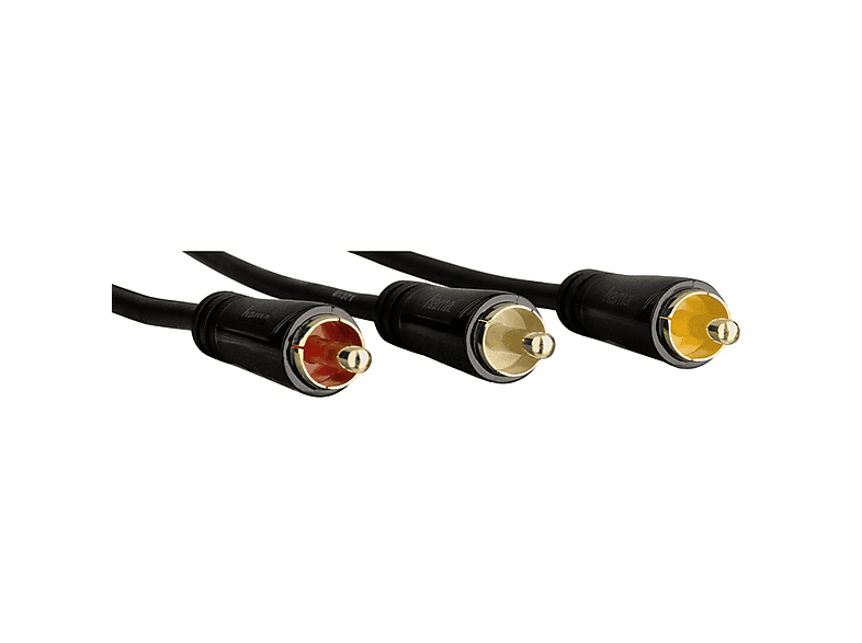 Adaptador de vídeo | 1.5m Scart - 3 RCA HAMA, Negro | MediaMarkt