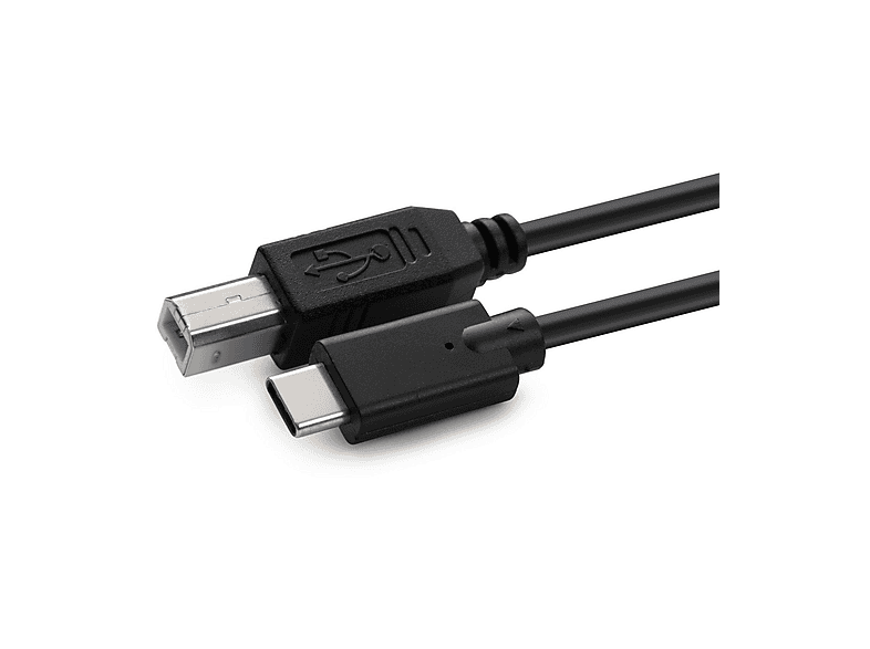 Cable USB | MICROCONNECT USB3.1C2B5, USB 2.0, USB-C, USB-B, Negro ...