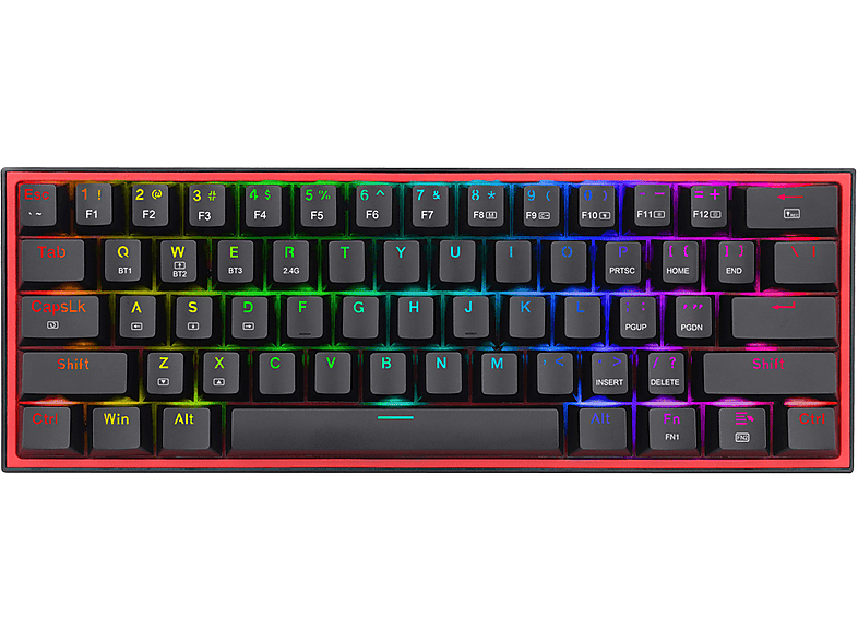 Klawiatury do gier REDRAGON FIZZ PRO K616-RGB B Czarny, Czerwony ...