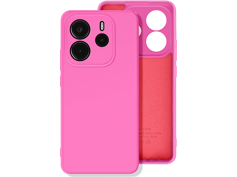 AVIZAR Fast-Cover, Retro copertina, Xiaomi, Redmi Note 14 4G, Rosa ...