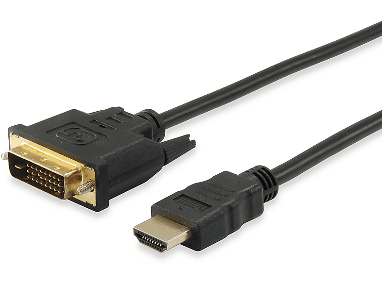 EQUIP 119322 Video kabel adapter 2 m Zwart | MediaMarkt