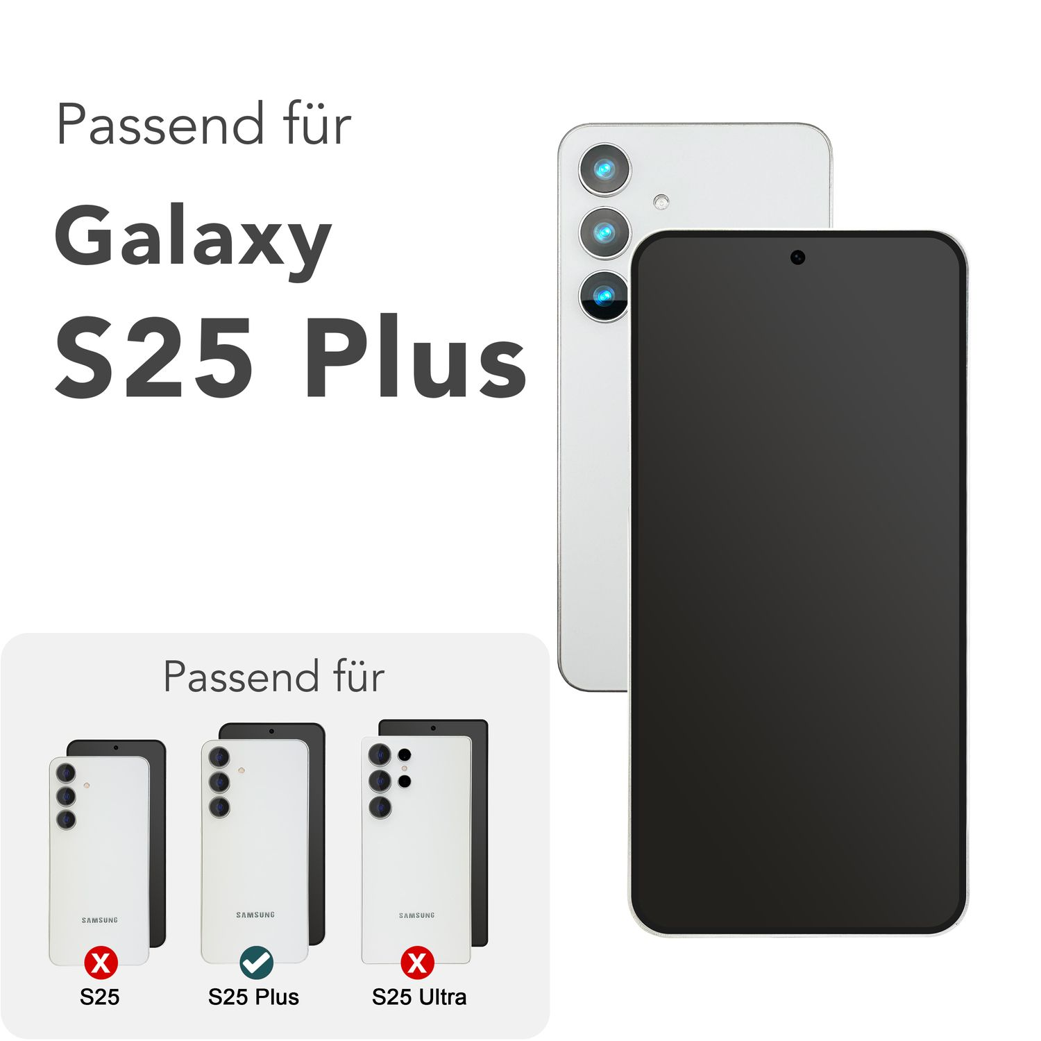 NALIA AntiSpyX Privacy Schutzglas mit Montage Rahmen Displayschutz(für ...