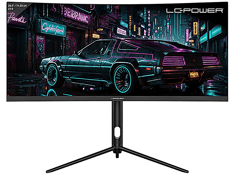 Monitor | LC POWER LC-M30UWFC, 30 ", UFHD, 1 ms, Negro | MediaMarkt