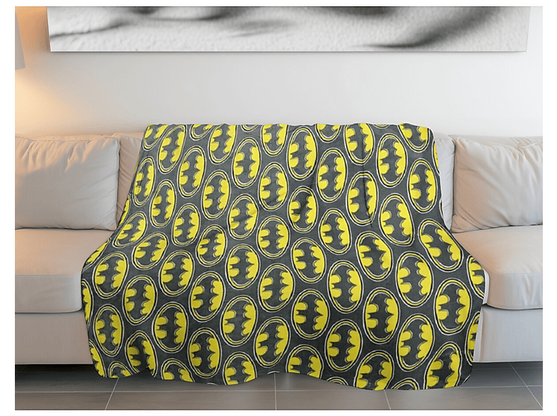 BATMAN Dekenset 180x200 cm | Fluffy deken Beddengoed | MediaMarkt