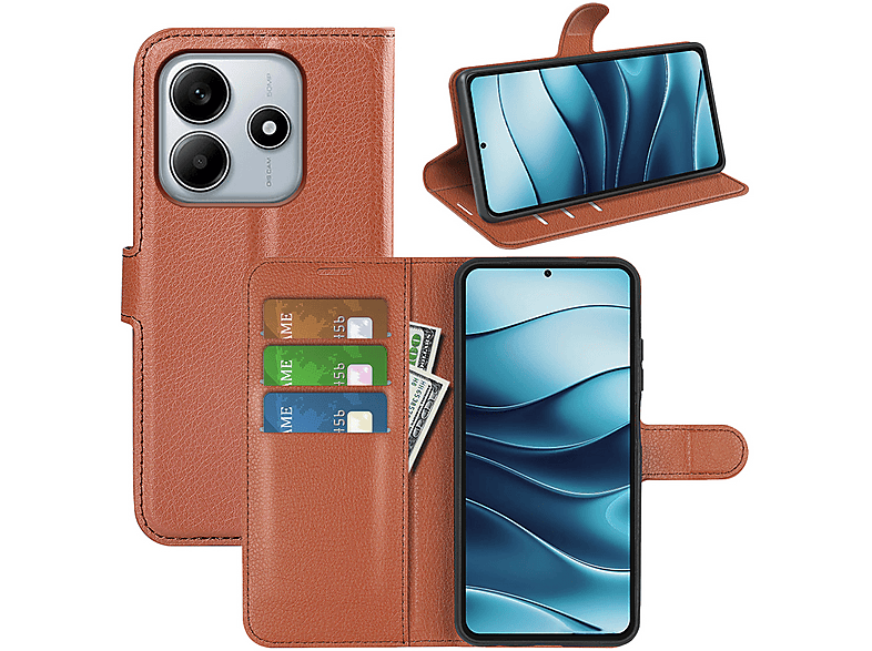 MOBYDEFEND Bookcase Sluiting Voorkant Geschikt voor Xiaomi Redmi Note ...