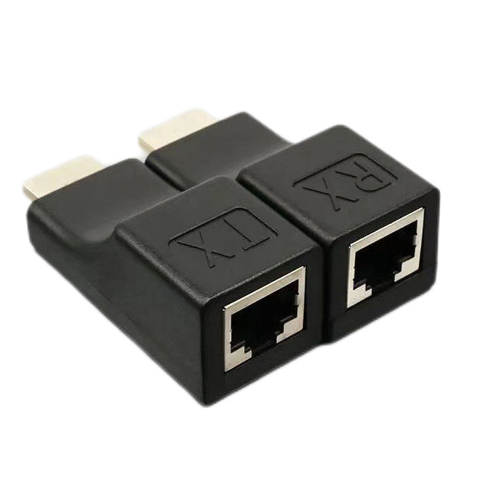 JEDBESETZT HDMI-auf-RJ45-Extender – 1080p-Netzwerkkonverter, USB Hub ...