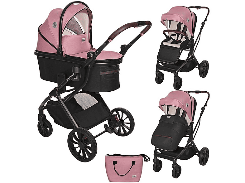 Carrito de bebé | LORELLI Duo GLORY hasta 22 Kg Pink, talla 0, Pink ...