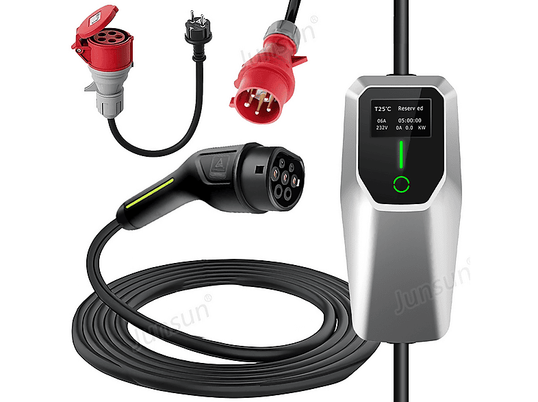 Car Charger EV Ładowarka samochodowa elektryczna Wallbox JUNSUN 6M 3.5 ...