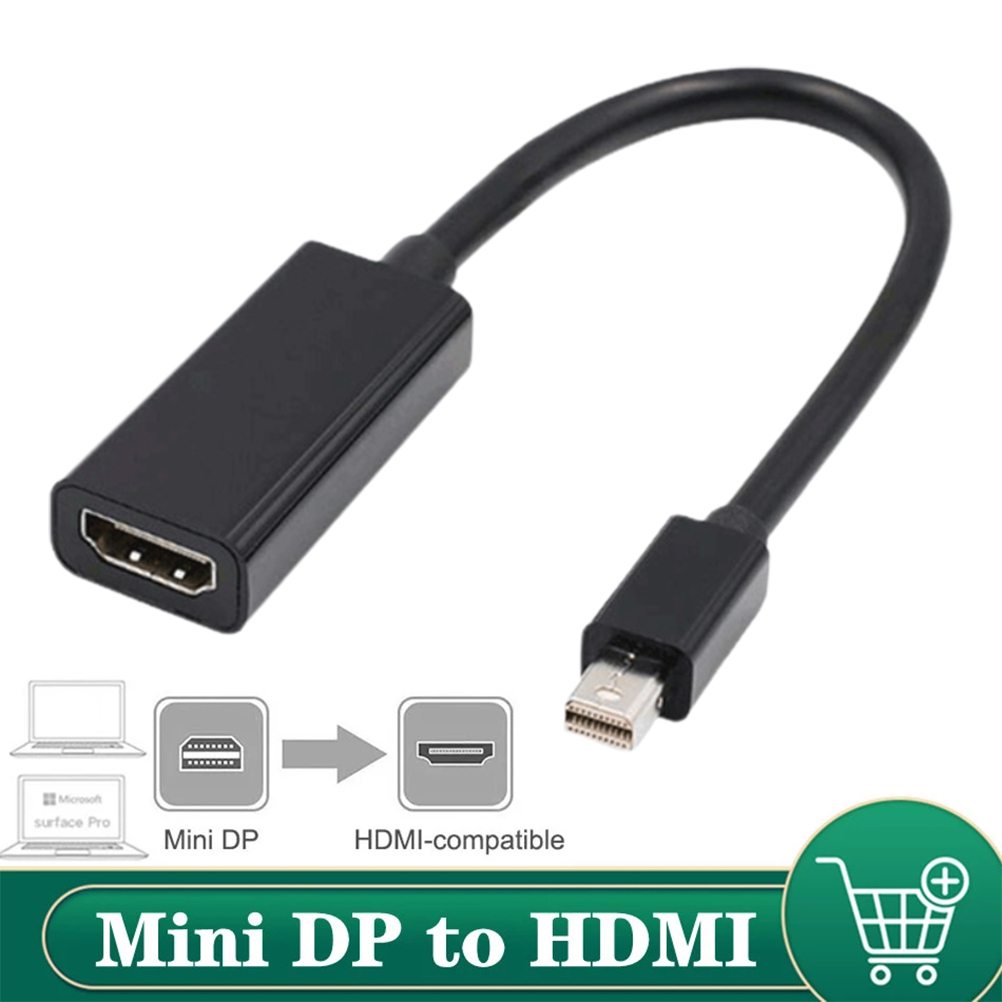 JEDBESETZT Mini DisplayPort to HDMI Adapter Cable, USB Hub, Schwarz ...