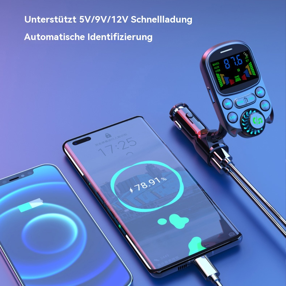 JEDBESETZT Bluetooth-MP3-Player fürs Auto FM Transmitter | MediaMarkt