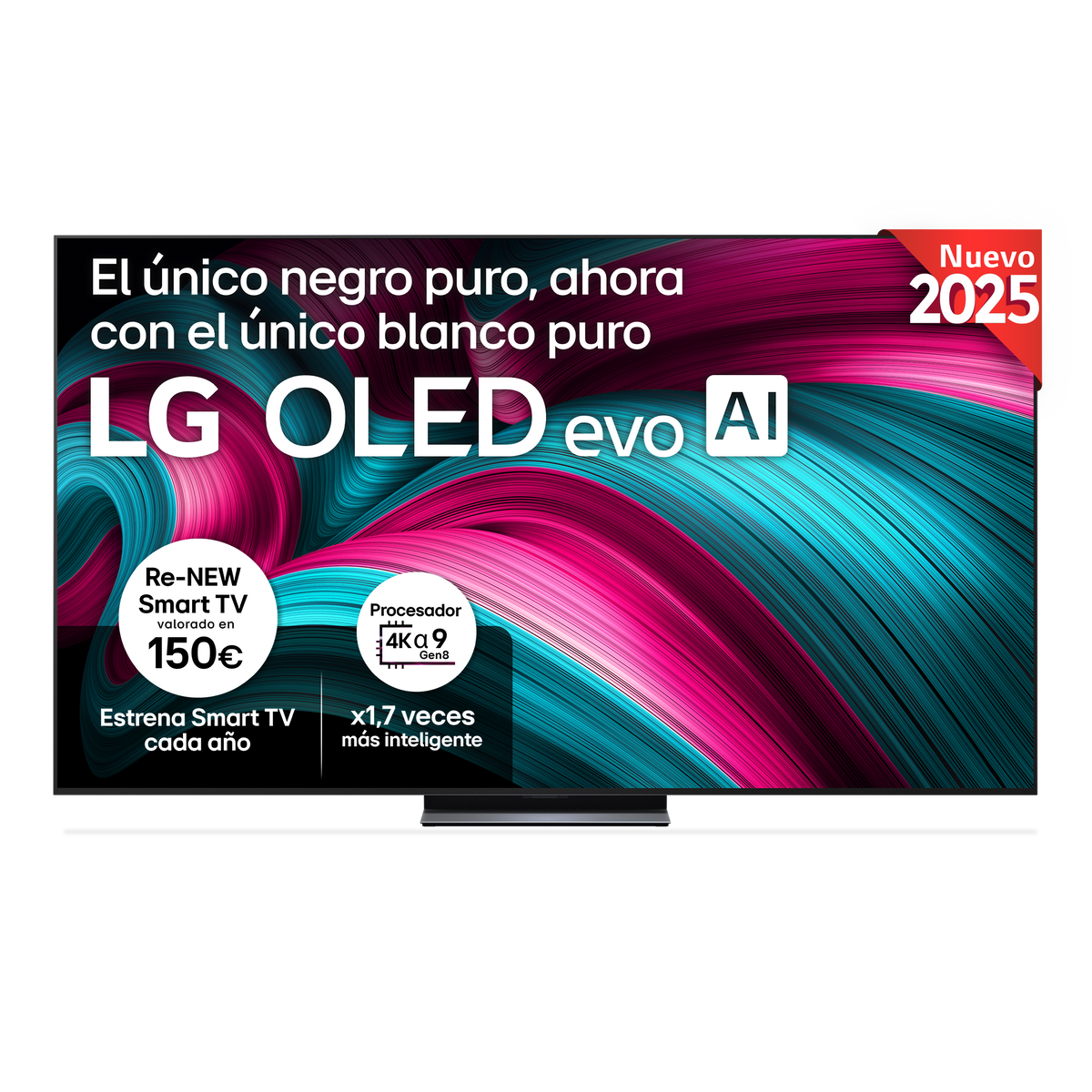 LG OLED evo AI C5 OLED83C54LA Fernseher (Flat, 83 Zoll / 2,11 cm, UHD ...