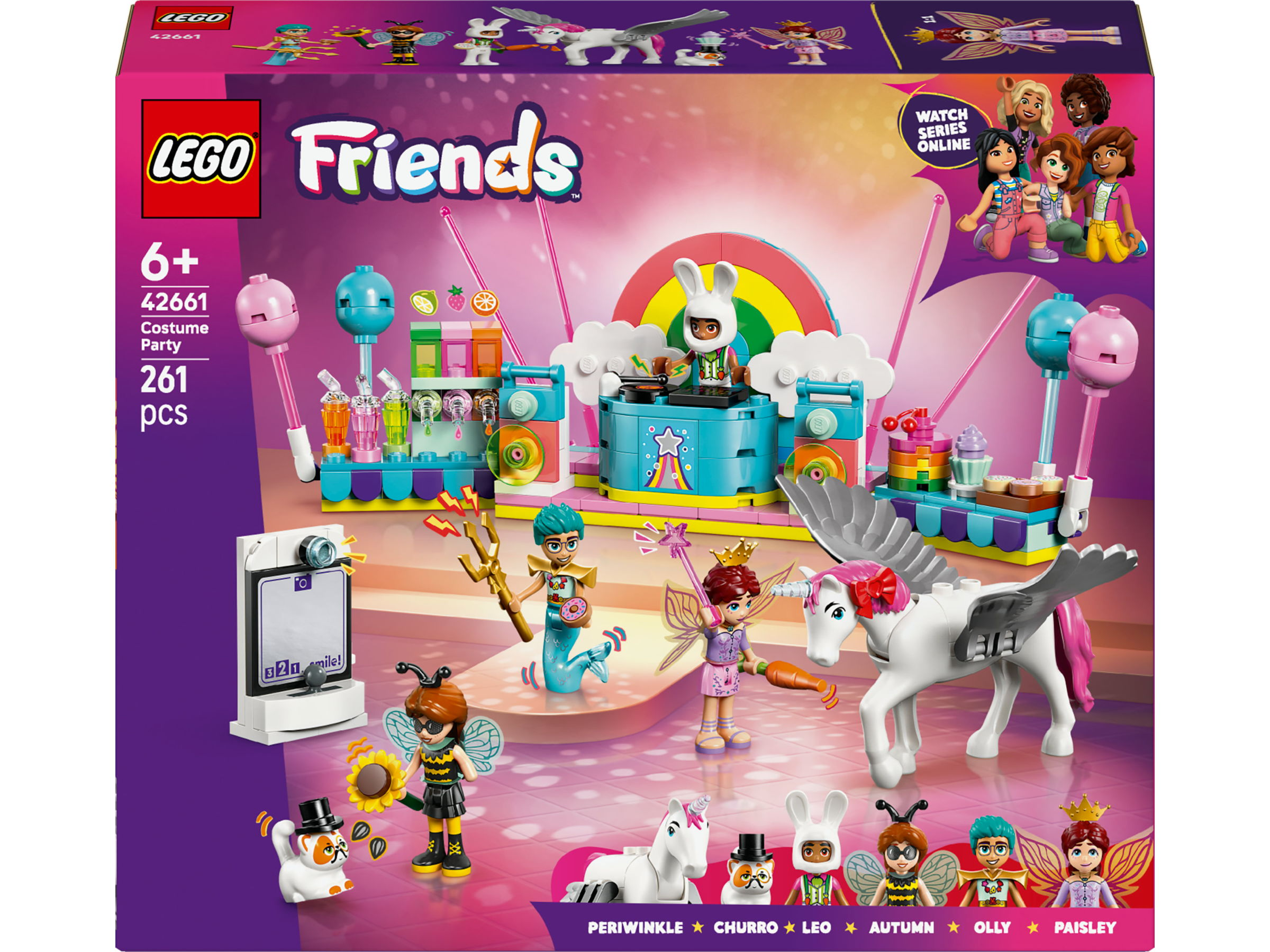 LEGO Friends 42661 Verkleedfeestje met eenhoorn en fee LEGO-bouwset ...