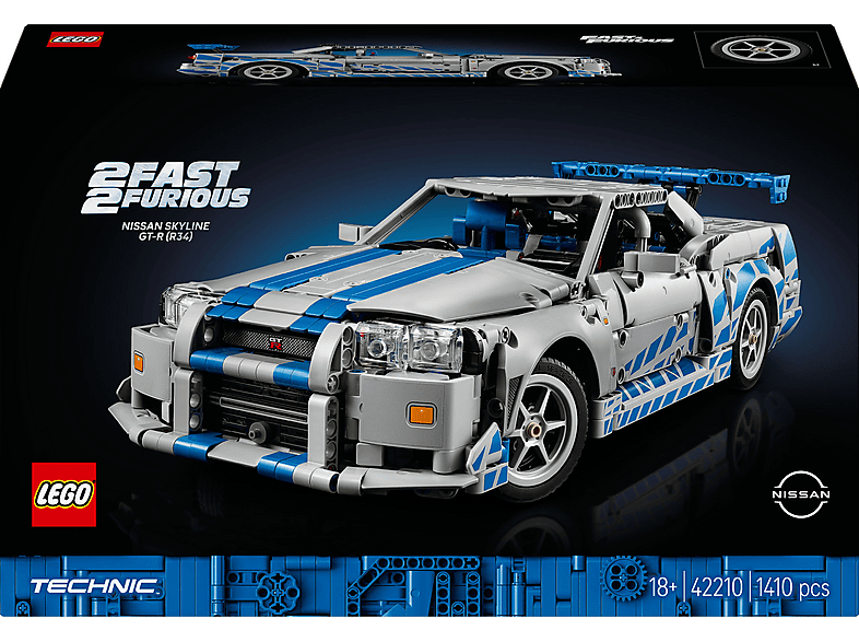 LEGO Technic 42210 2 Fast 2 Furious Nissan Skyline GT-R (R34) auto LEGO ...