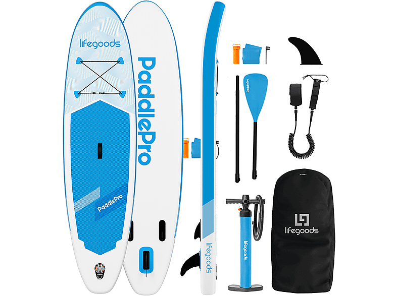 LIFEGOODS PaddlePro Allround Compact | Complete Set - Max 100kg - Sky ...