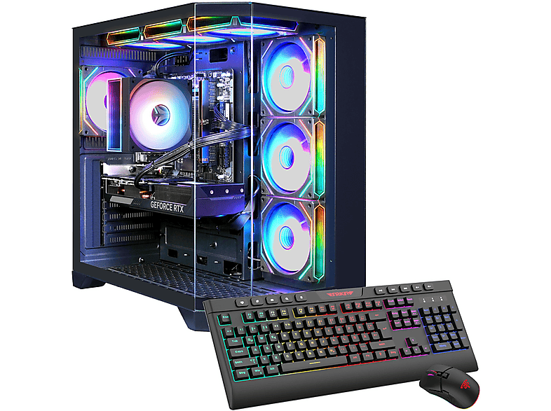 GAMEMAX HYPE-A BK 7530, Gaming-PC mit AMD Ryzen™ 5 7500F Prozessor, 32 ...