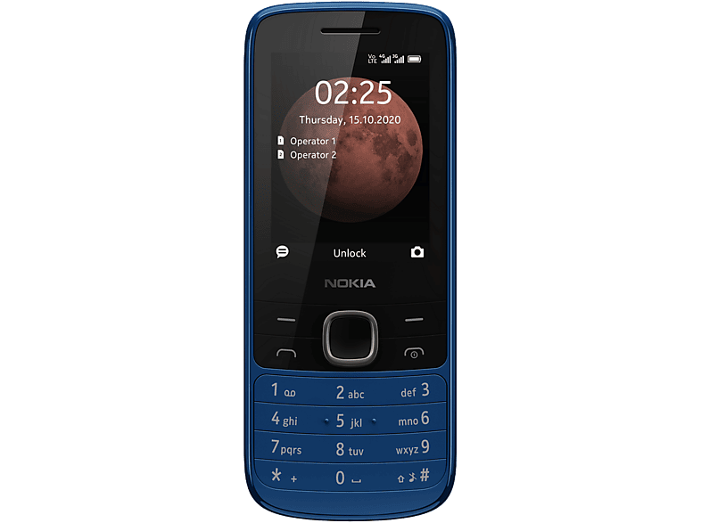 Móvil básico | NOKIA 225, Azul, 128 MB, 1450 mAh | MediaMarkt