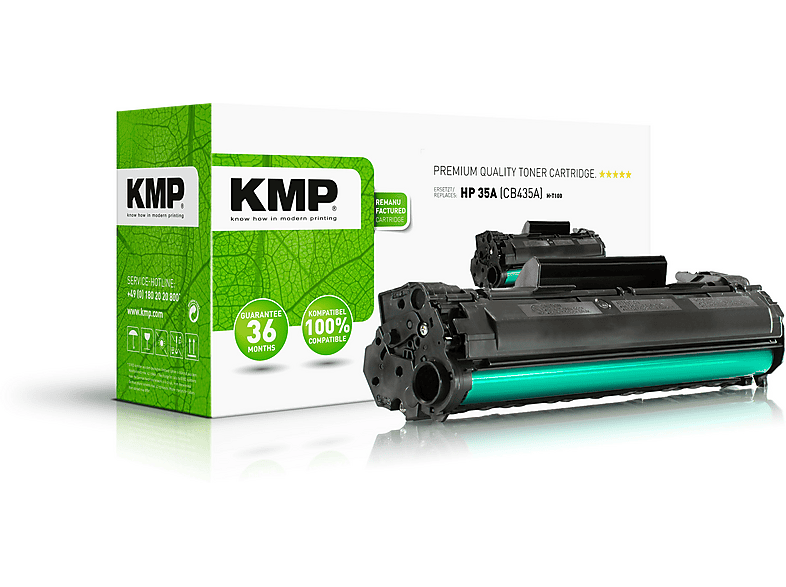 KMP H-T100 | 80 g - Schwarz - kompatibel - Tonerpatrone (Alternative zu ...