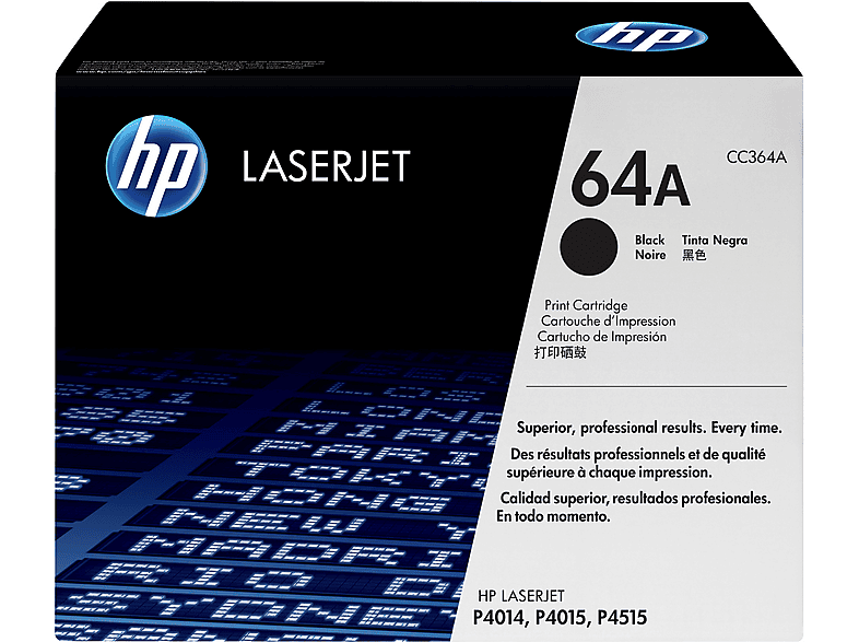 Tóner | HP HP - Cartucho de tóner original LaserJet 64A negro | MediaMarkt