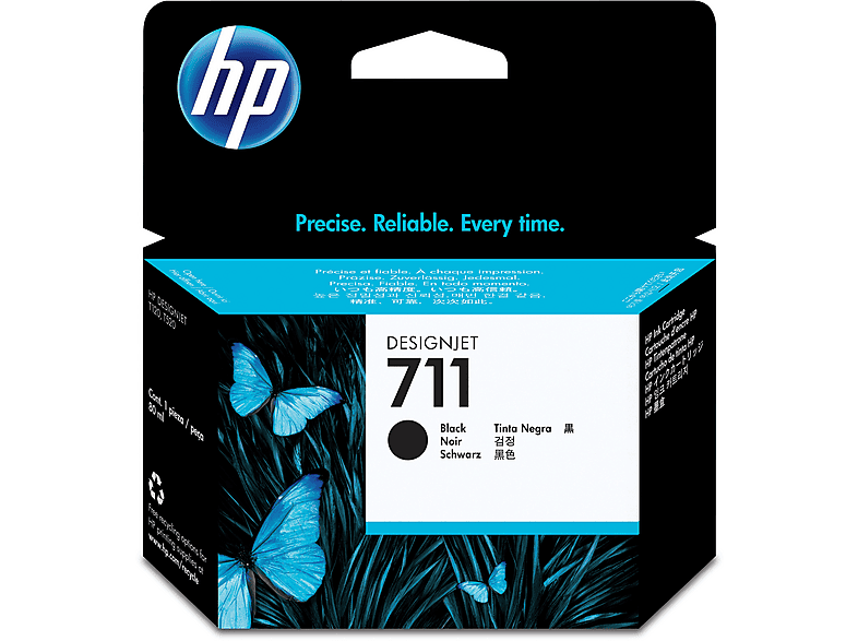 HP 711 80-ml Black DesignJet Ink Cartridge Original Schwarz | MediaMarkt