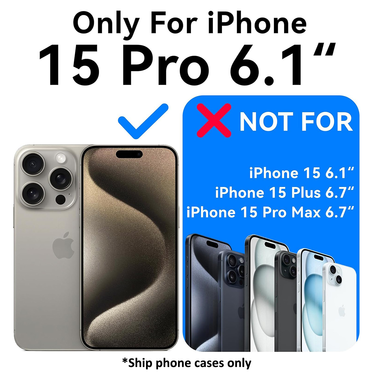 JEDBESETZT Stoßfeste matte Hülle, Backcover, Smartphone, iPhone 15 Pro ...