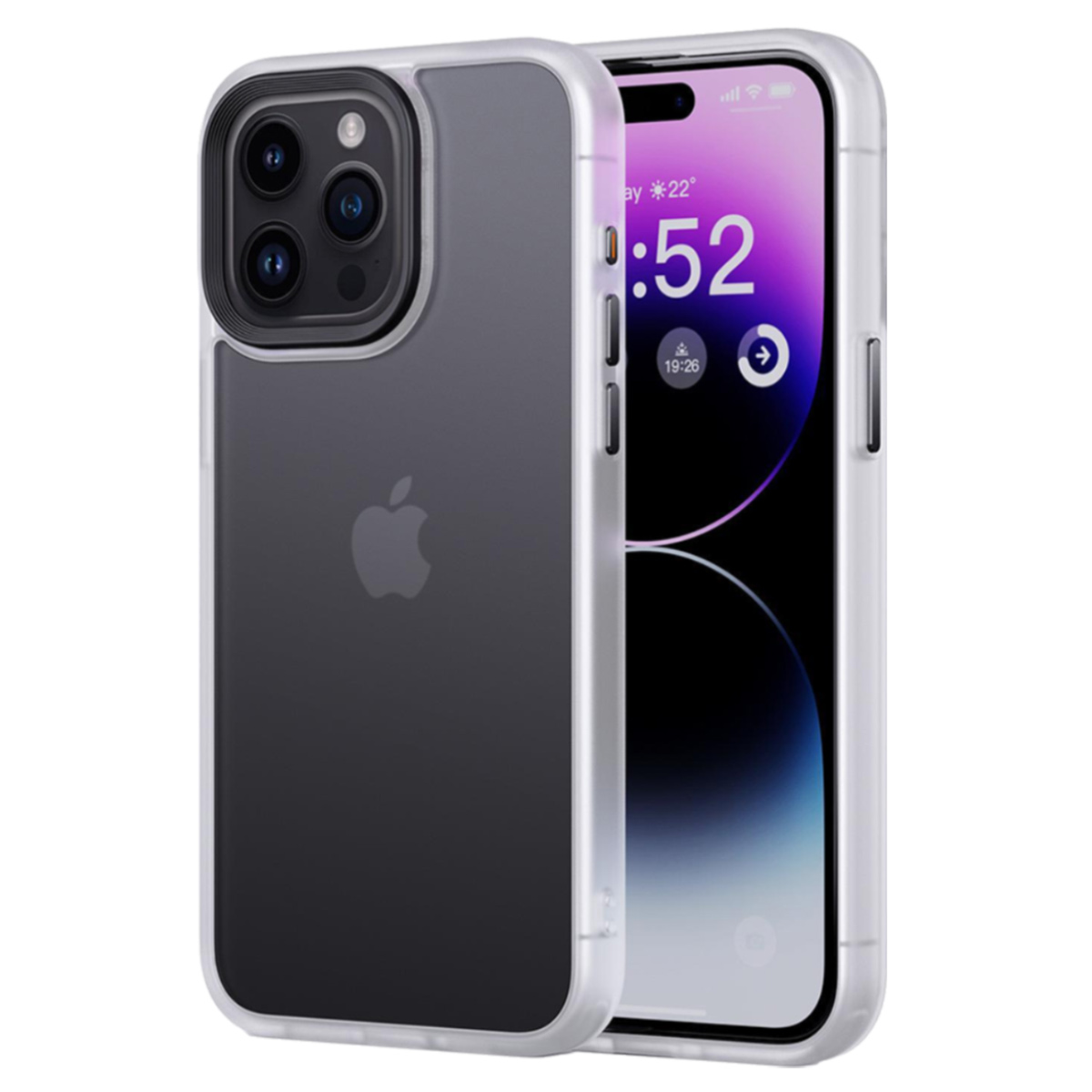 JEDBESETZT Stoßfeste matte Hülle, Backcover, Smartphone, iPhone 15 Pro ...