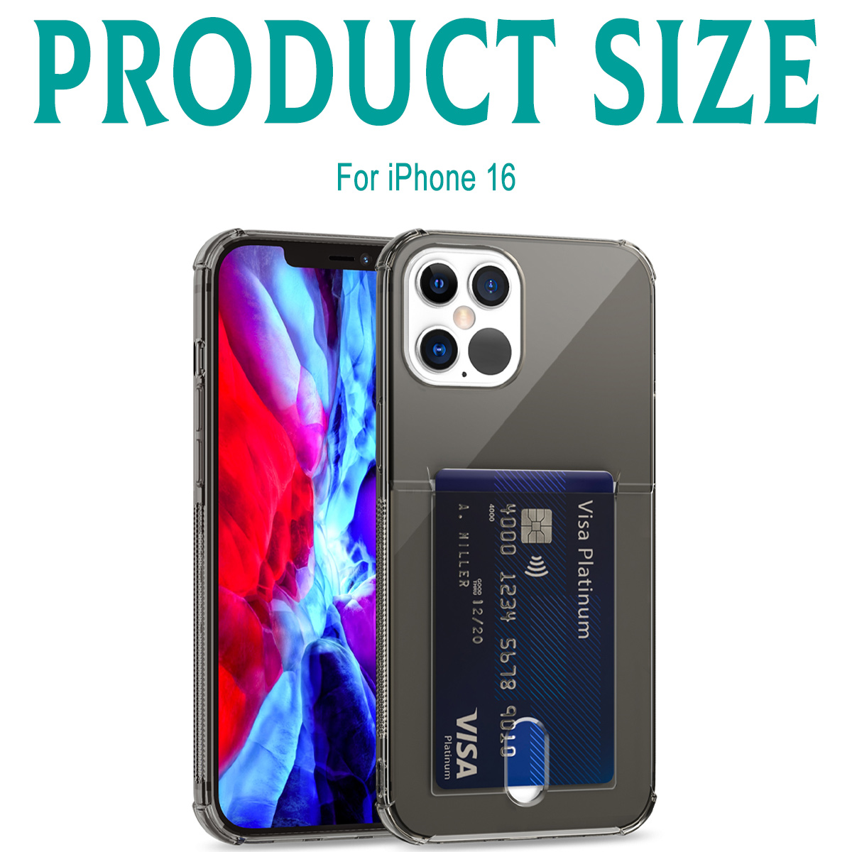 JEDBESETZT Apple, Backcover, Smartphone, iPhone 16, Transparent | SATURN