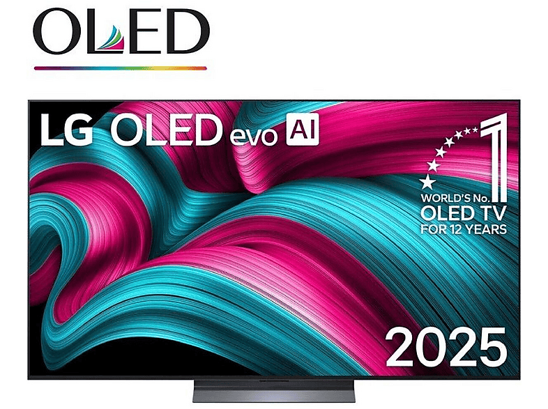LG OLED evo AI C5 OLED65C54LA Fernseher (Flat, 65 Zoll / 165,1 cm, UHD 4K, SMART TV) | MediaMarkt