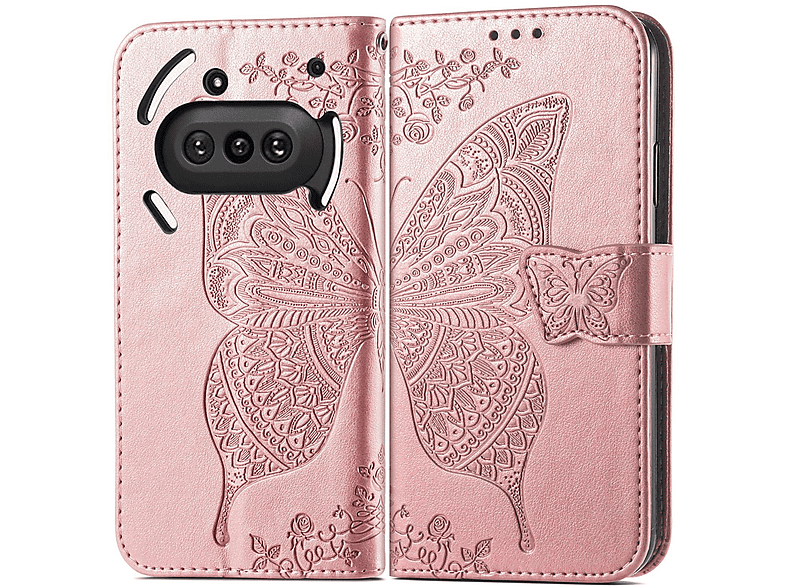 WIGENTO Book Wallet Tasche Schmetterling Design, Bookcover, Nothing ...