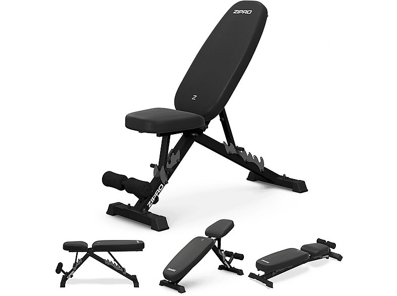 ZIPRO Jacked Hantelbank, schwarz | MediaMarkt