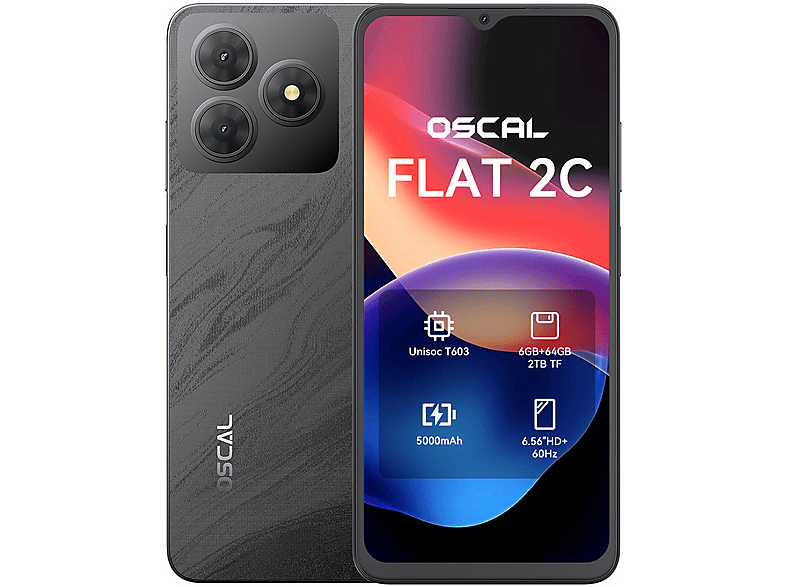 OSCAL FLAT 2C, 64 GB, Nero | MediaWorld.it