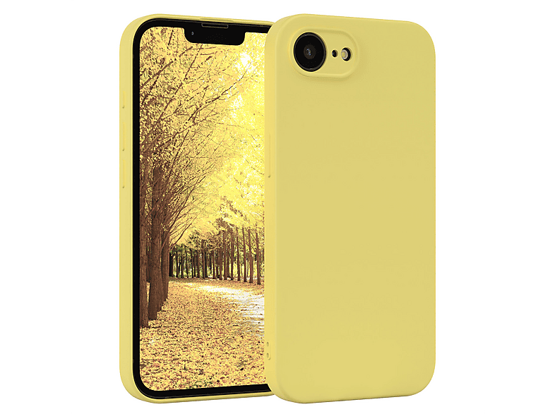 EAZY CASE TPU Silikon Handycase Matt, Backcover, Apple, iPhone 16e, Gelb | MediaMarkt