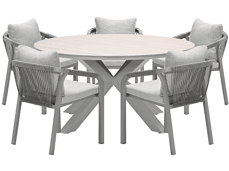 GARDEN IMPRESSIONS Tarera | Tulli 6 pièces Ensemble Table et Chaises de ...