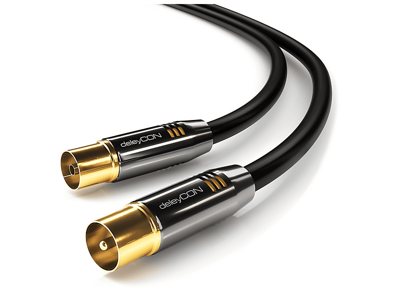 Cable coaxial | MK514 DELEYCON, Negro | MediaMarkt