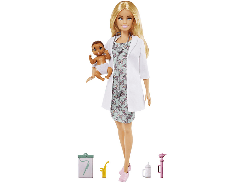 Muñeca | Barbie Pediatra BARBIE, min 99 yr(s), max 3 yr(s), Multicolor ...