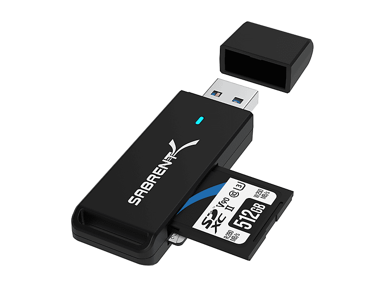 SABRENT SD, Micro SD Kartenleser CR-T2MS USB Card Reader | SATURN