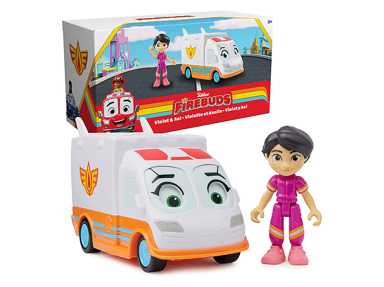 Samochodziki SPIN MASTER Disney Junior DFB VHC Core Violet and Axl ECMX ...