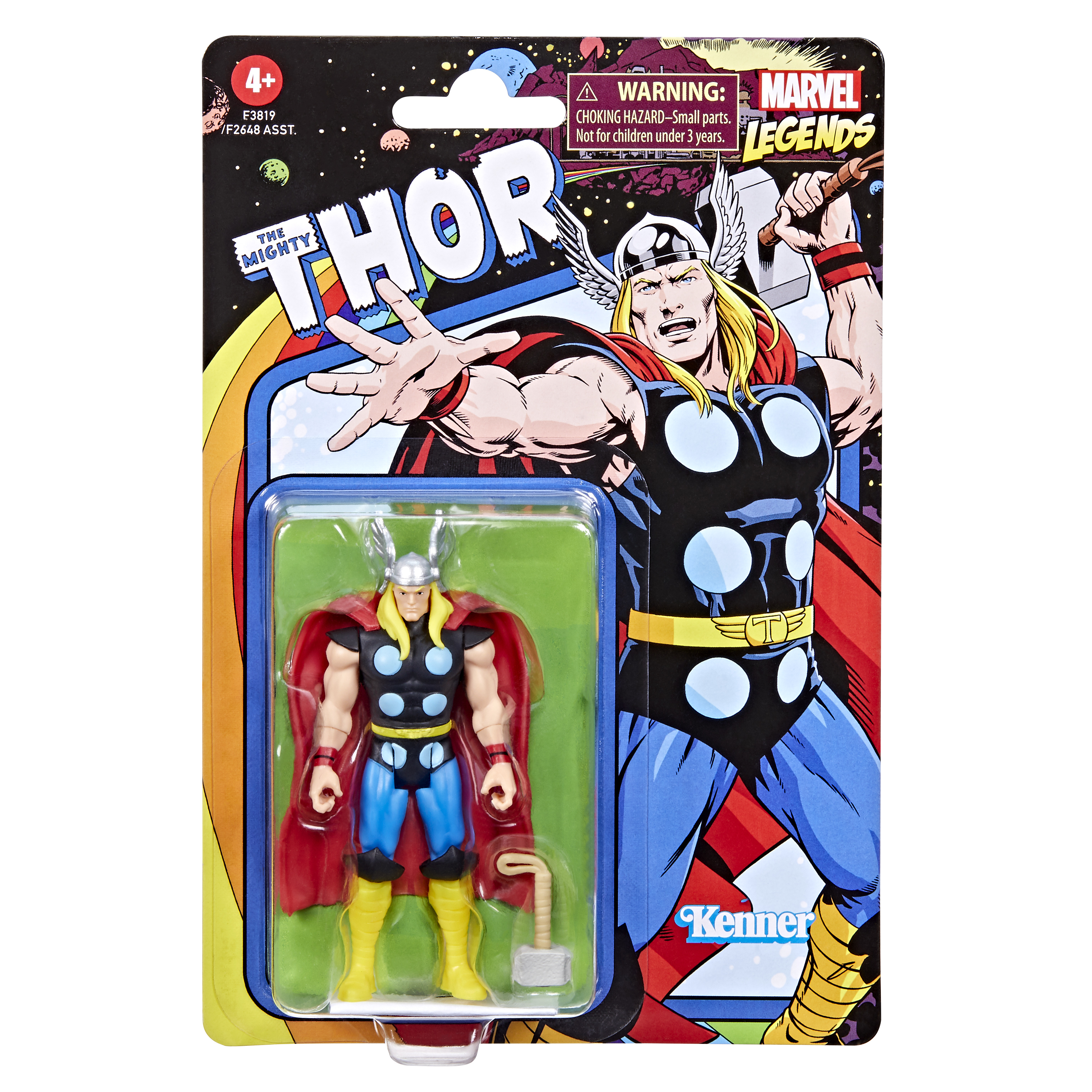 ACTION FIGURE HASBRO Hasbro F38195X0 Thor Marvel 9,5 cm Multicolore ...