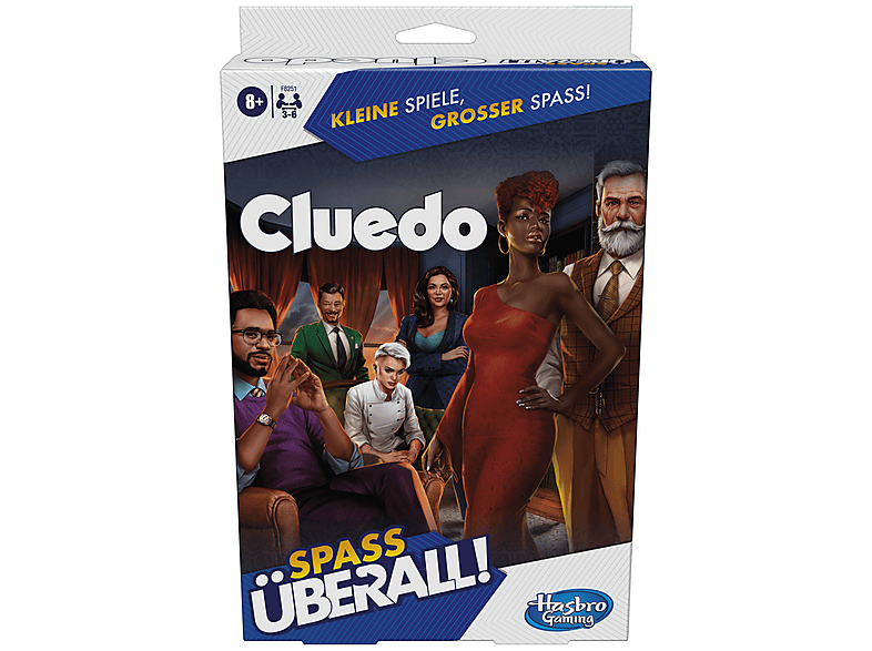 GIOCO DA TAVOLO HASBRO GAMING Cluedo Grab & Go | 1 , Detective, Età 8 ...