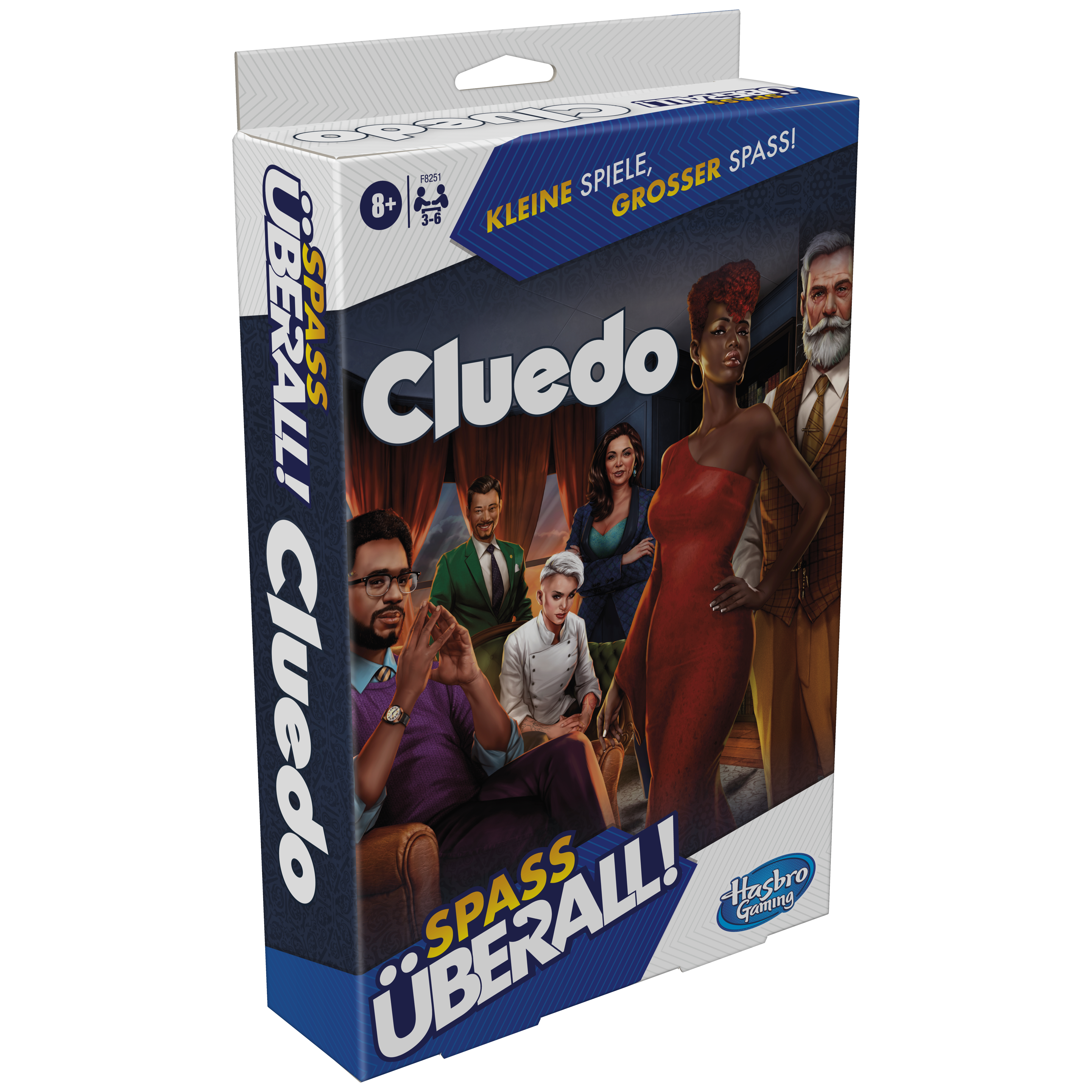 GIOCO DA TAVOLO HASBRO GAMING Cluedo Grab & Go | 1 , Detective, Età 8 ...